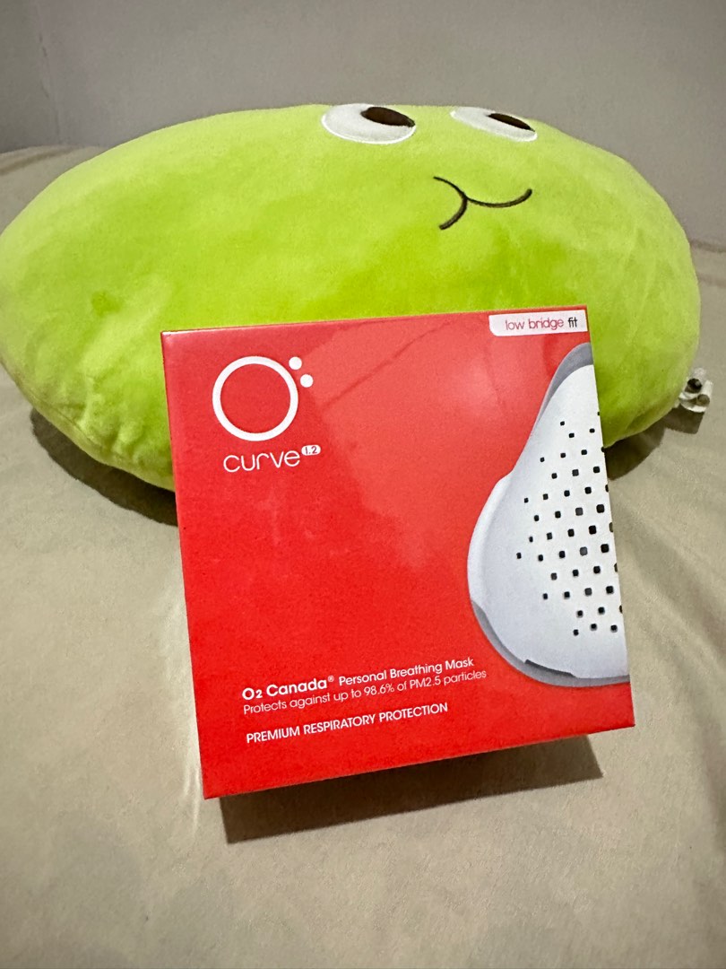 O2 Canada Curve Mask with extra Shell Replacement (Blue), Health ...