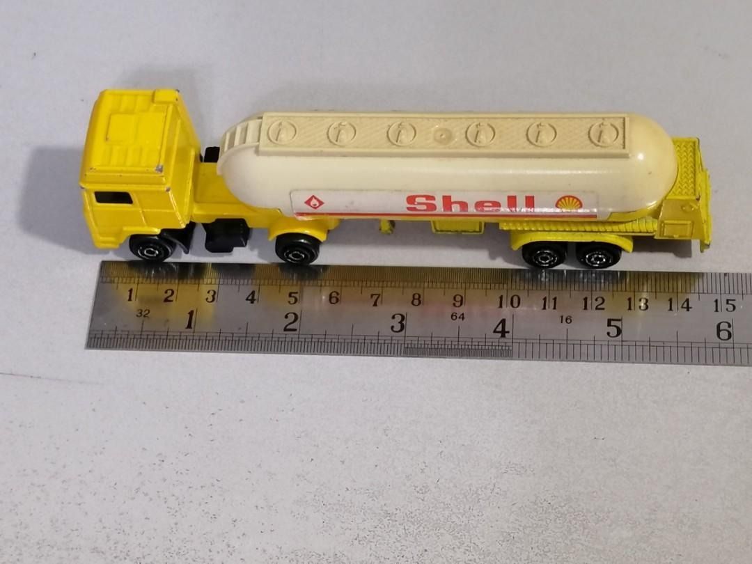 Old 80s' Diecast Shell Oil Tanker Toy Car ( Made in France), Hobbies ...
