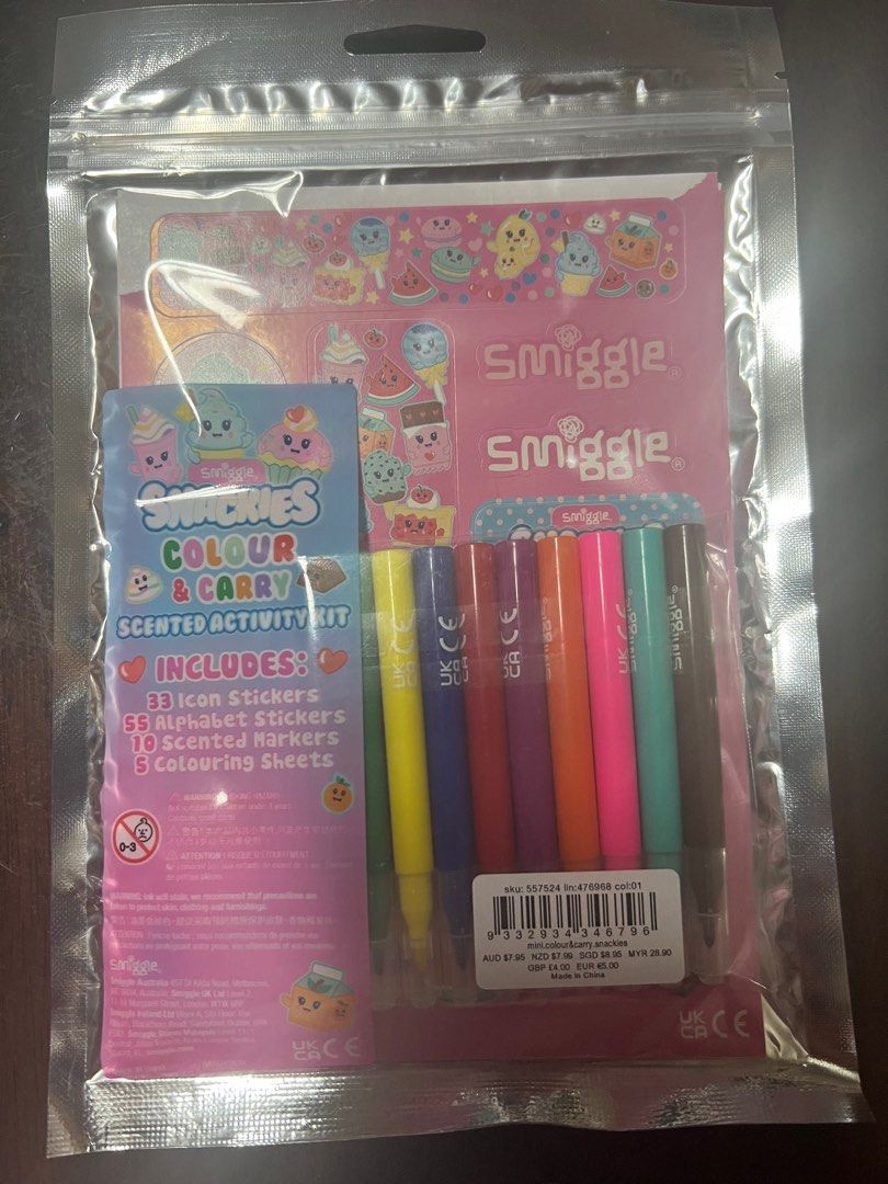 Original Color and Carry Smiggle, Hobbies & Toys, Stationary & Craft ...