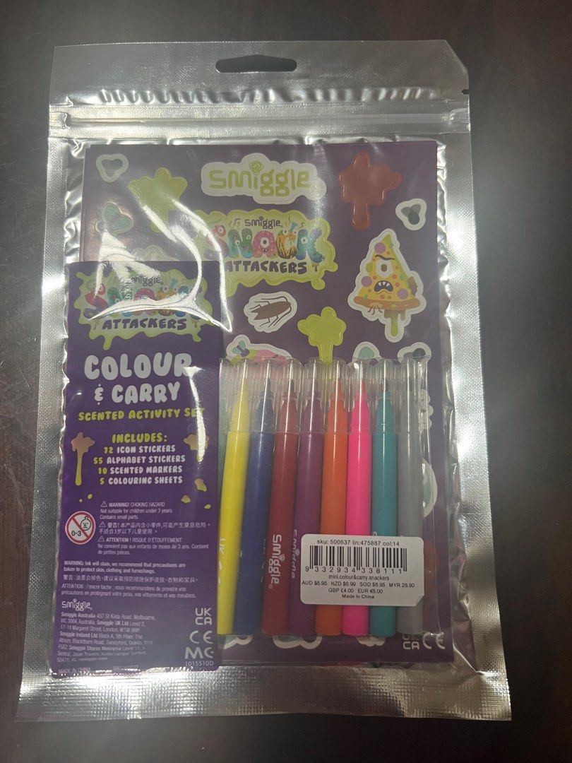 Original Color and Carry Smiggle Set, Hobbies & Toys, Stationary ...