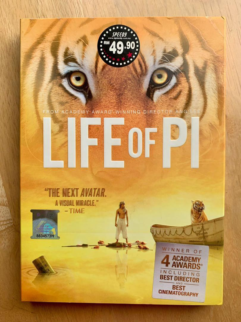 Original DVD: Life of Pi, Hobbies & Toys, Music & Media, CDs & DVDs on ...