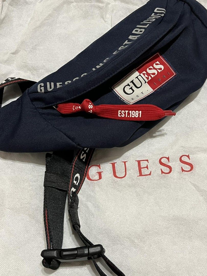 Original Guess Fanny Pack, Men's Fashion, Bags, Belt bags, Clutches and ...