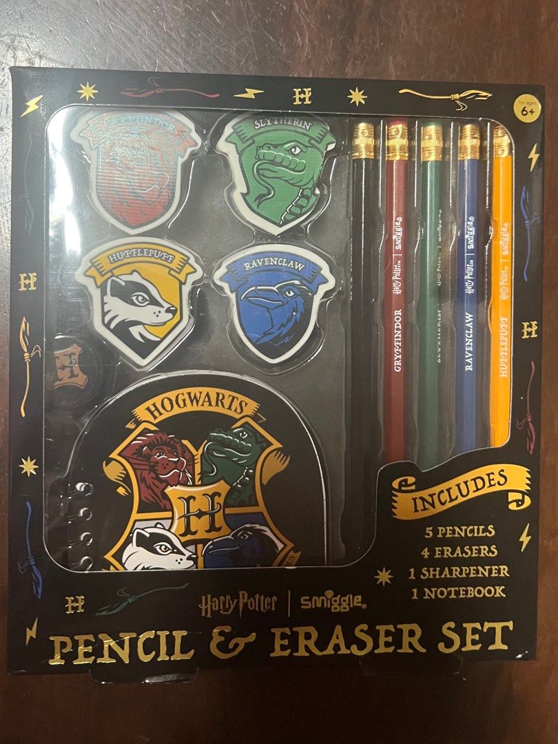 Original Harry Potter Pencil and Eraser Set on Carousell