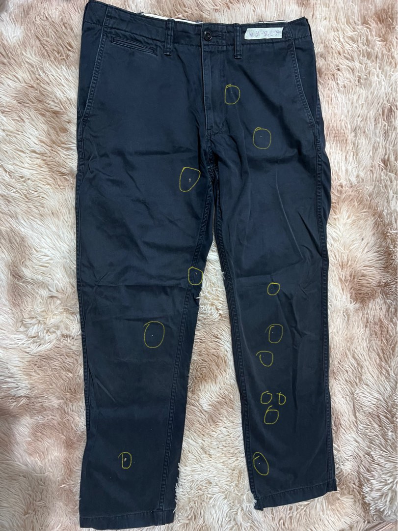 Original Uniqlo Dark Blue Pants, Women's Fashion, Bottoms, Jeans on ...