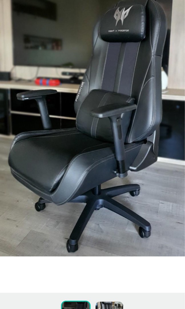 Osim x predator gaming massage chair, Furniture & Home Living ...
