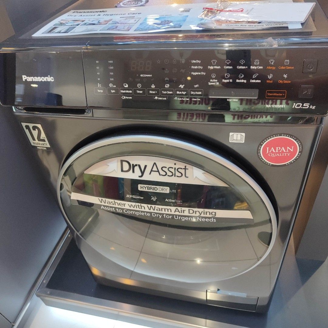 PANASONIC FRONTLOAD ECONAVI INVERTER WASHING MACHINE, TV & Home ...