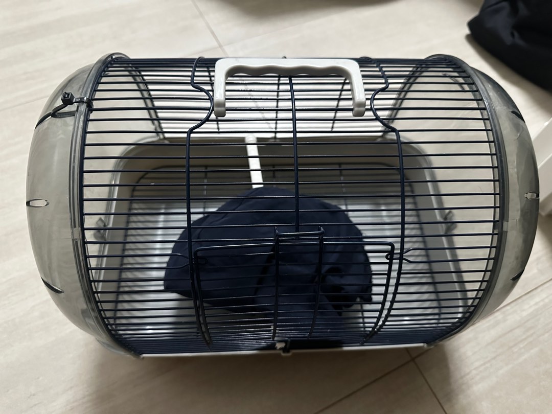 Parrot portable cage With cage cover acrylic stainless steel lovebird ...