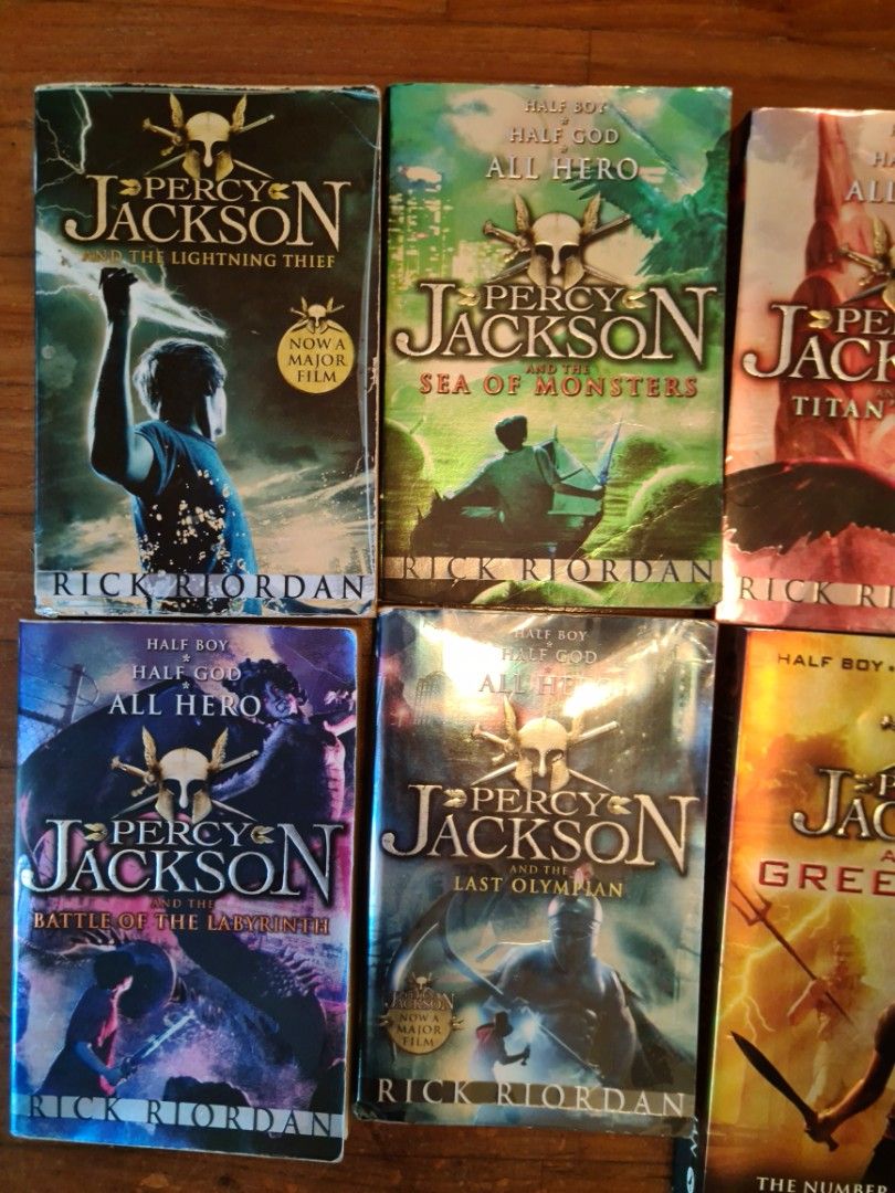 Percy Jackson series with demigod files and the Greek gods, Hobbies ...