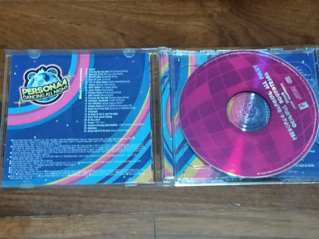 Persona 4 Dancing All Night CD, Hobbies & Toys, Music & Media, CDs ...