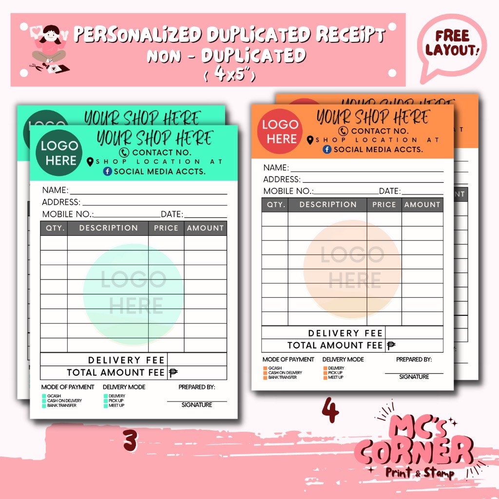 Personalized Receipt, Hobbies & Toys, Stationary & Craft, Other ...