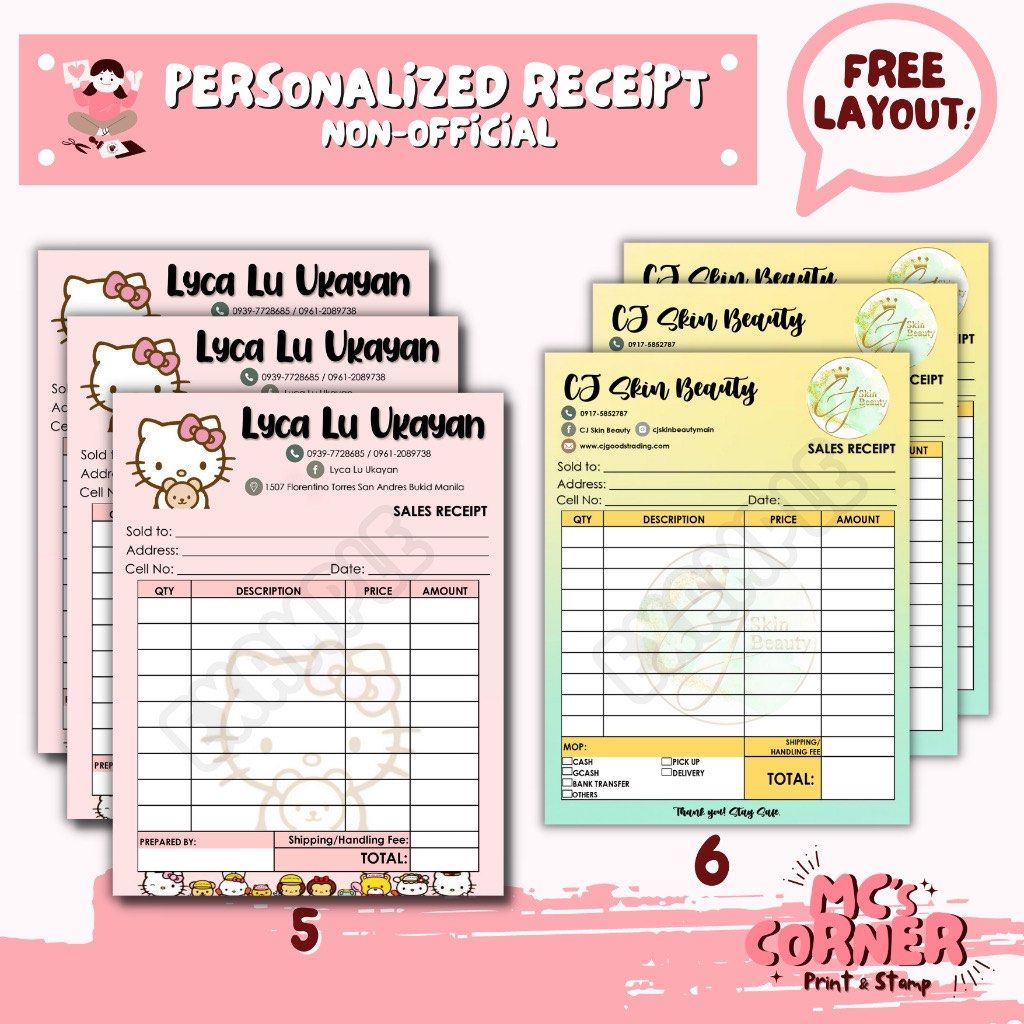 Personalized Receipt, Hobbies & Toys, Stationary & Craft, Art & Prints ...