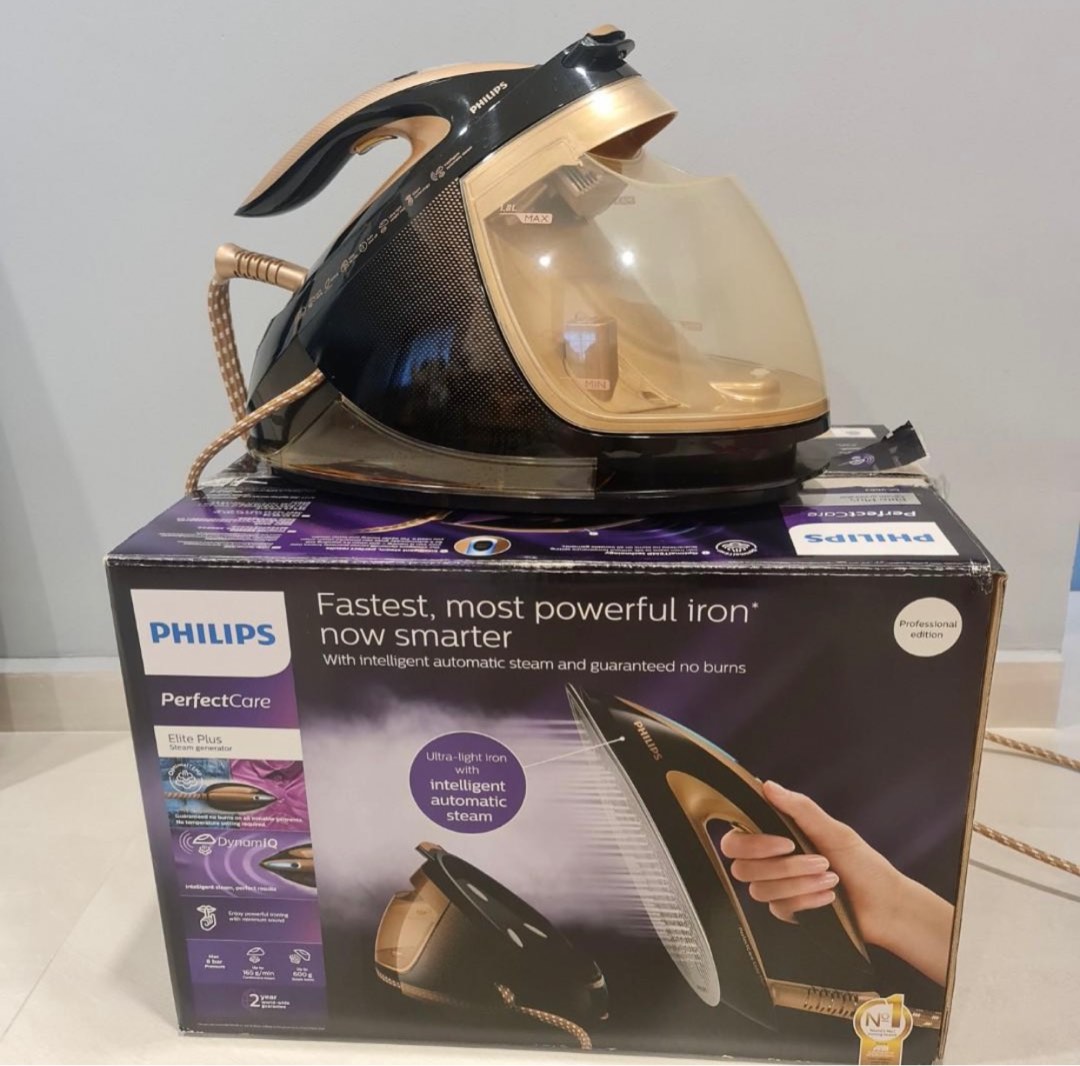 Philips GC9682/86 PerfectCare Elite Plus Steam Generator Iron, TV ...
