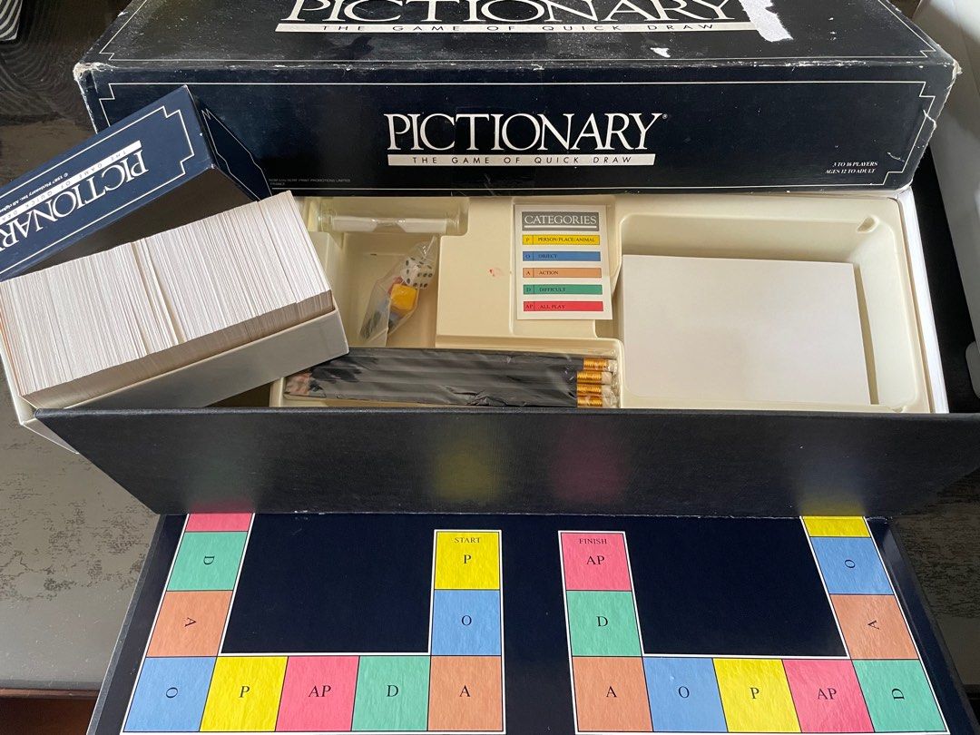 Pictionary Board Game Complete Set. Brand New on Carousell