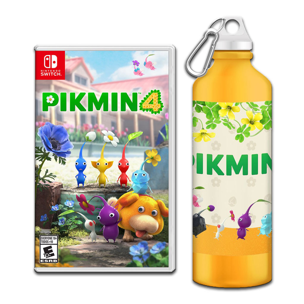 Pikmin 4 + Stainless Steel Water Bottle, Video Gaming, Video Games ...