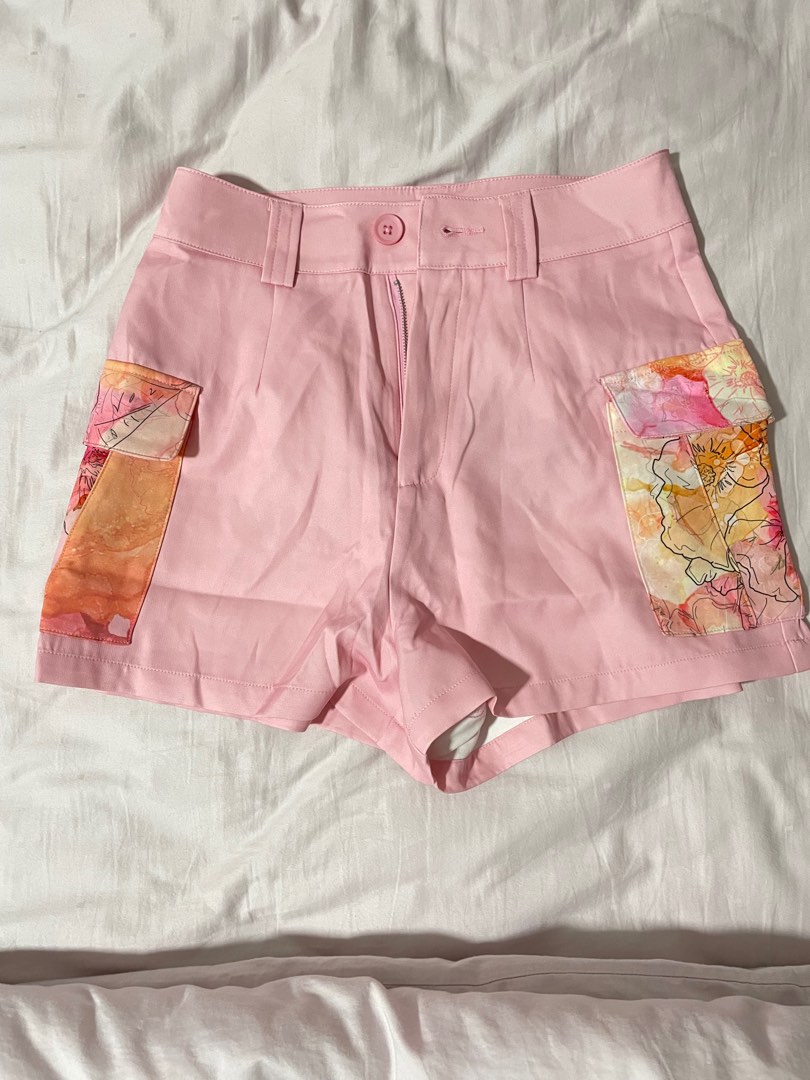 Pink Shorts Womens Fashion Bottoms Shorts On Carousell