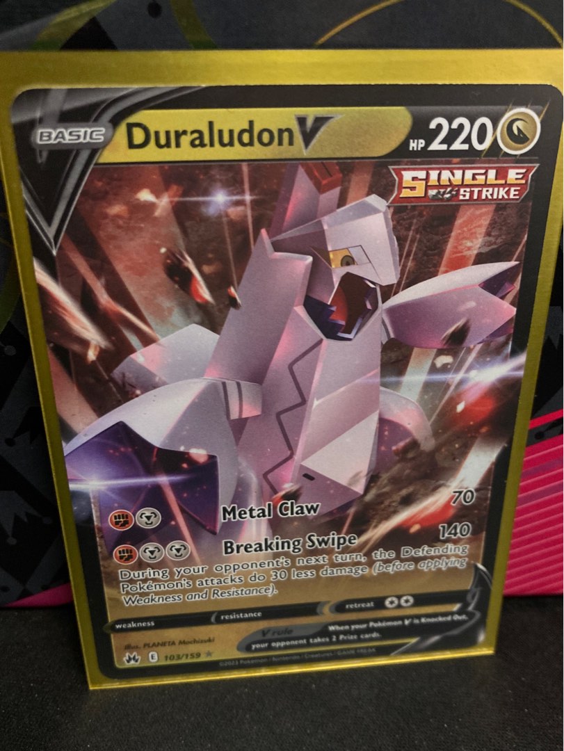 Pokemon TCG - Duraludon V, Hobbies & Toys, Toys & Games on Carousell
