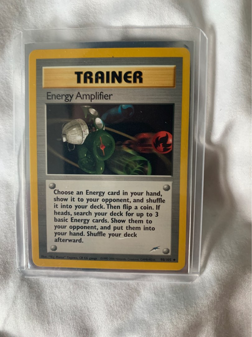 Trainer Energy amplifier/ pokemon tcg vintage card, Hobbies & Toys ...