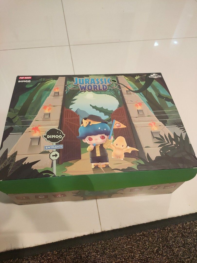Popmart Jurassic world Dimoo world complete 12 pop mart, Hobbies & Toys ...