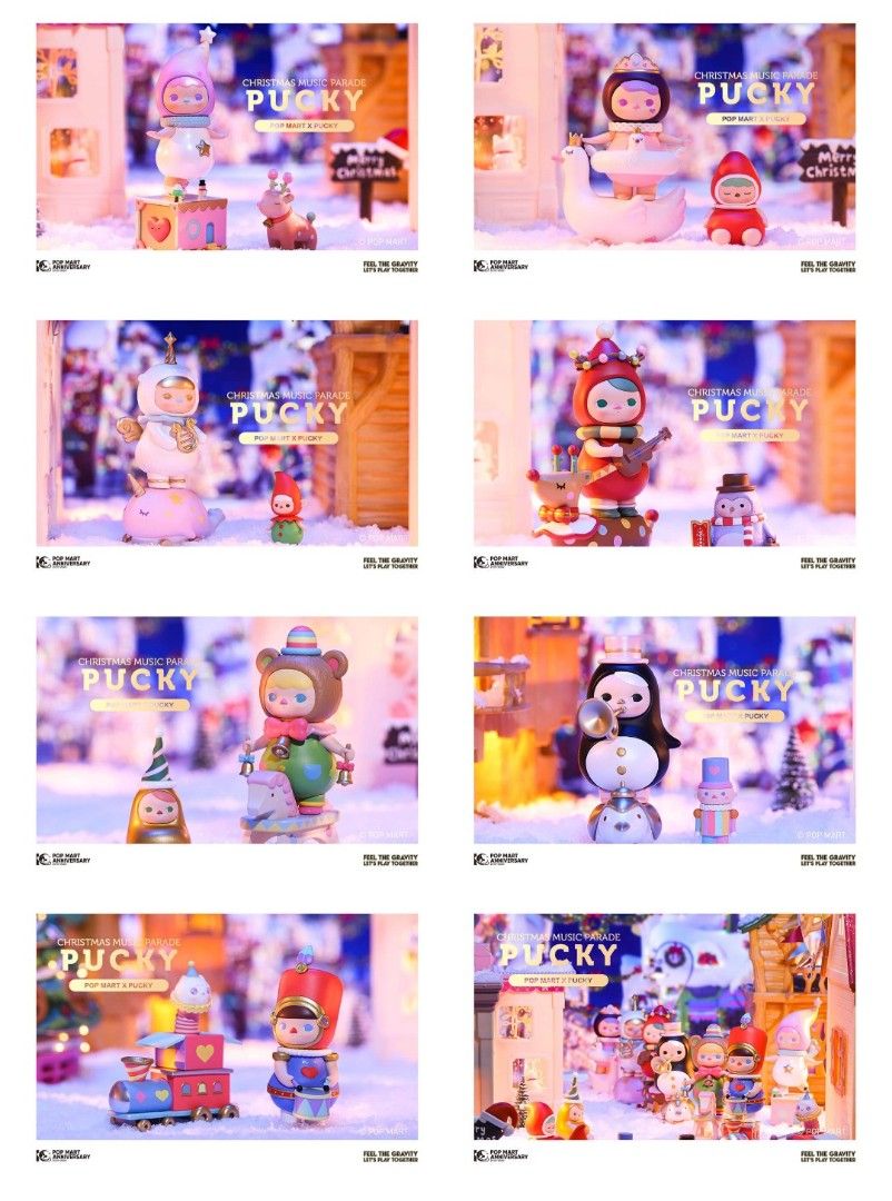 POP MART PUCKY CHRISTMAS MUSIC PARADE, Hobbies & Toys, Toys & Games on ...