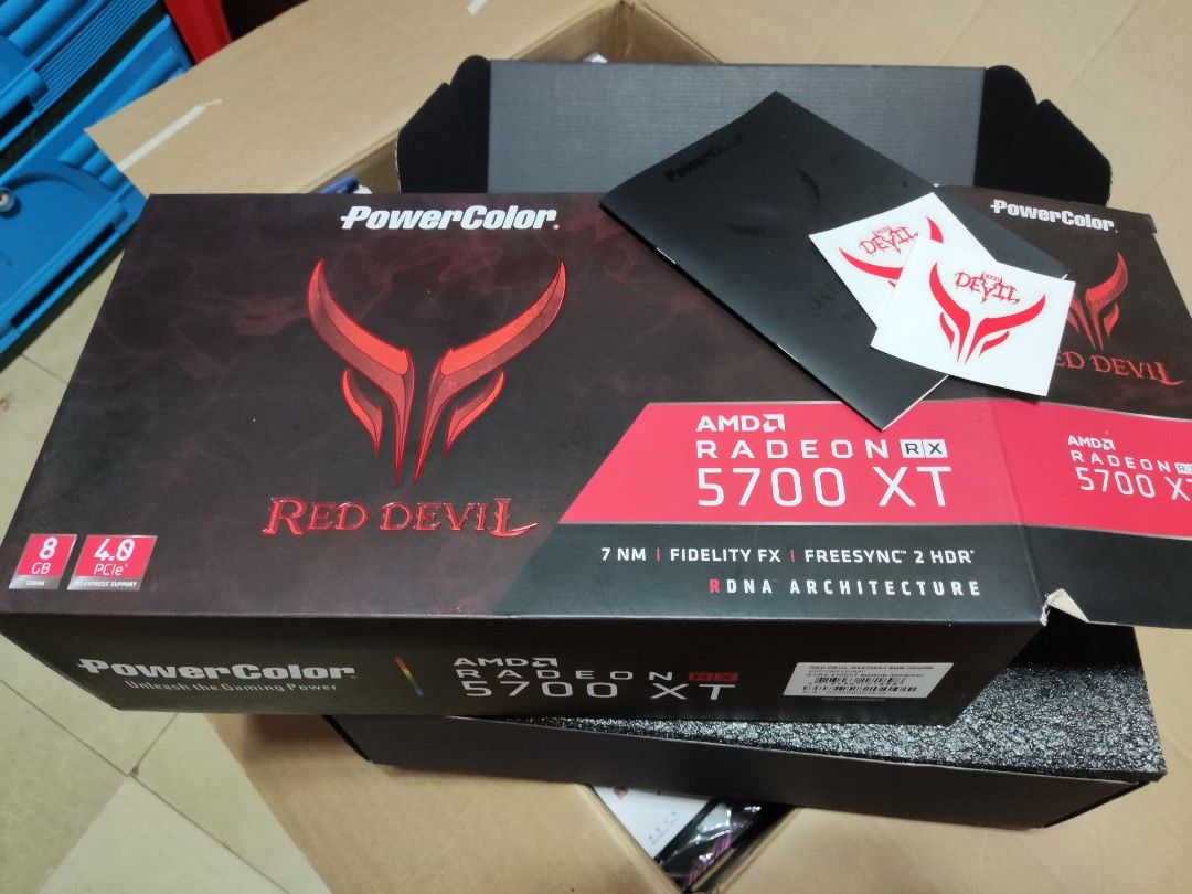 Power Color Red Devil RX 5700 XT RGB, Computers & Tech, Parts ...