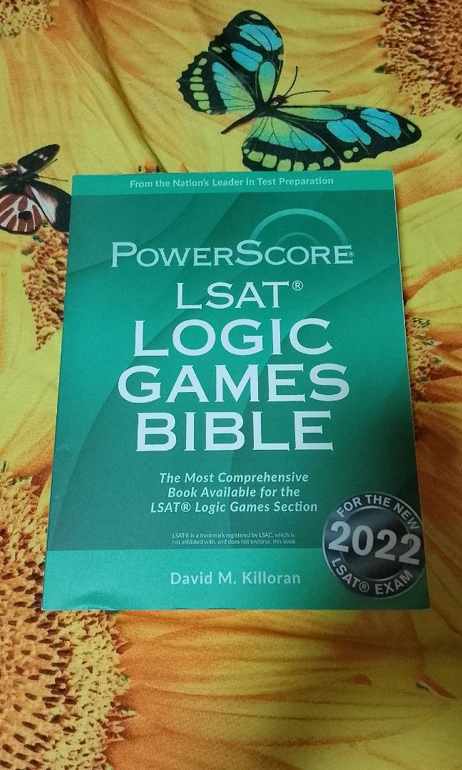 PowerScore LSAT Logic Games Bible 2022 on Carousell