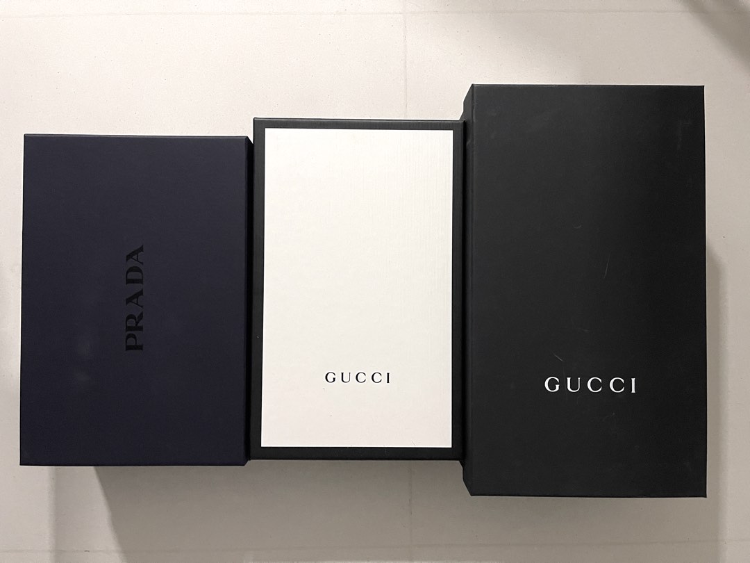 Prada Gucci Shoebox, Luxury, Sneakers & Footwear on Carousell