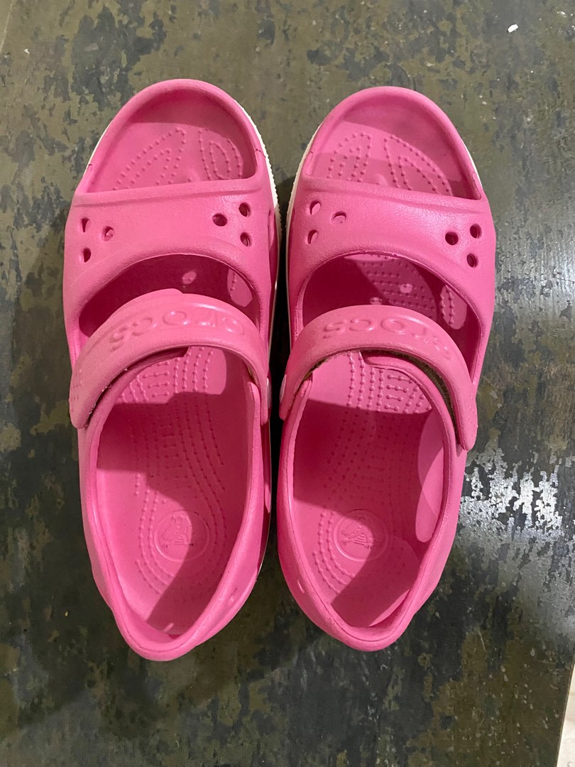 Pre-love Original CROCS Sandals, Babies & Kids, Babies & Kids Fashion ...