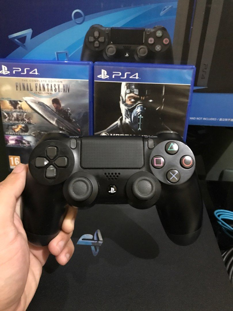 Ps4 Pro with Games and box, Video Gaming, Video Game Consoles ...