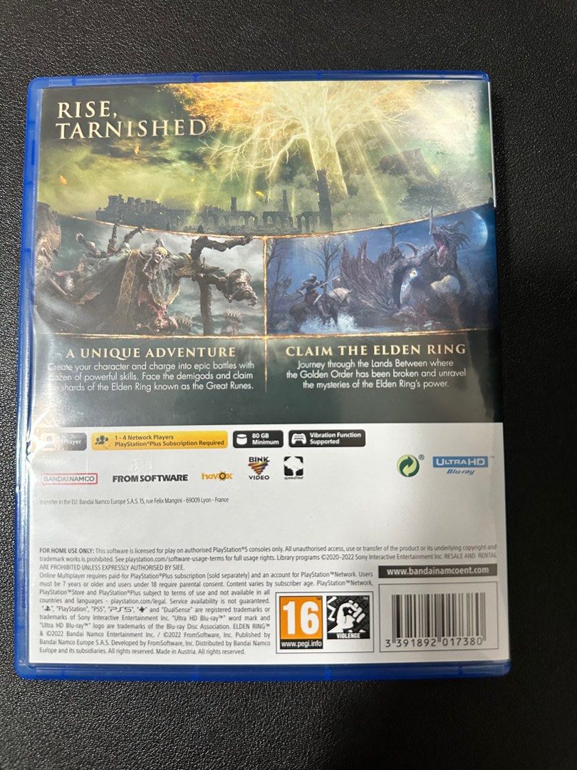 PS5 Elden Ring, Video Gaming, Video Games, PlayStation on Carousell