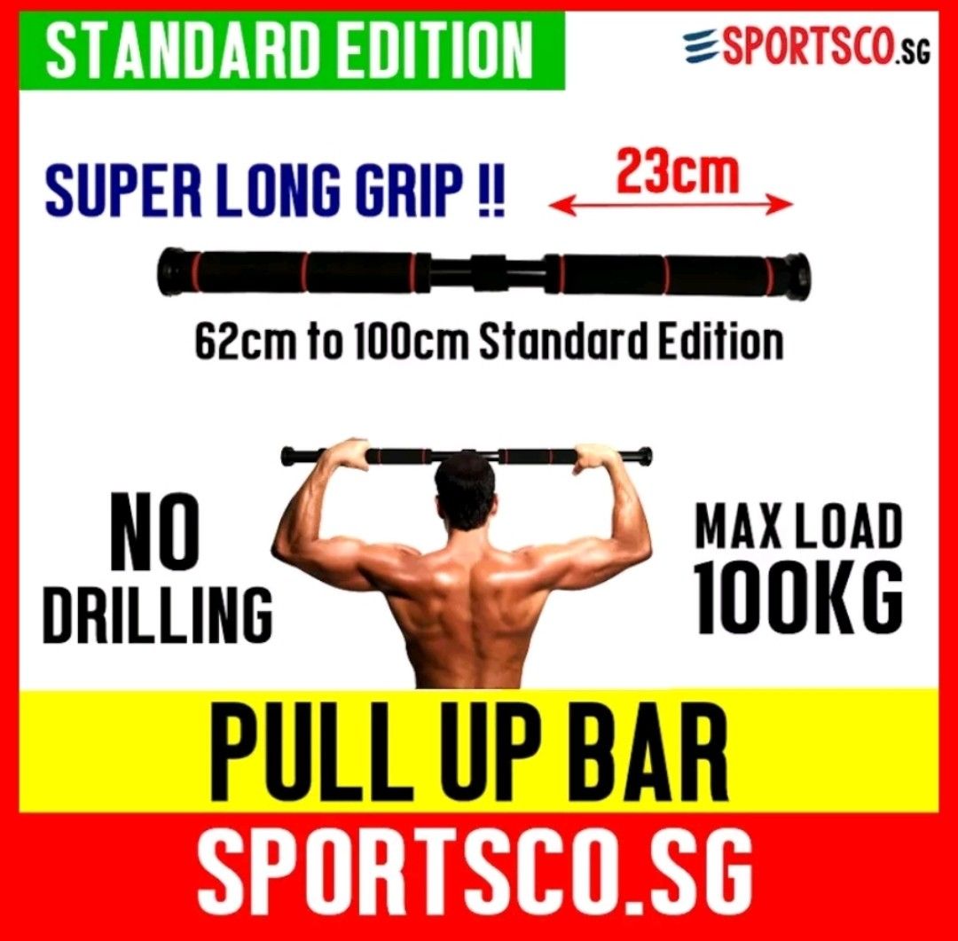 Pull up (chin) bar, Sports Equipment, Exercise & Fitness, Cardio ...