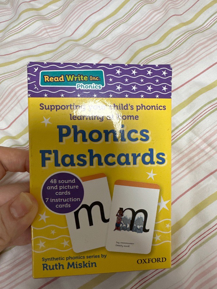 Read write in RWI flashcards, 兒童＆孕婦用品, 嬰兒及小童流行時尚 - Carousell