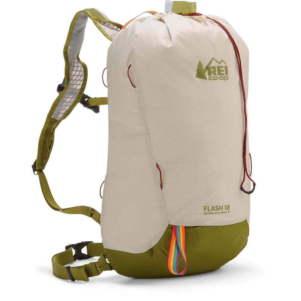 REI Co-op Flash 18 Pack - Green White Pride Color Tas Travel Daypack ...