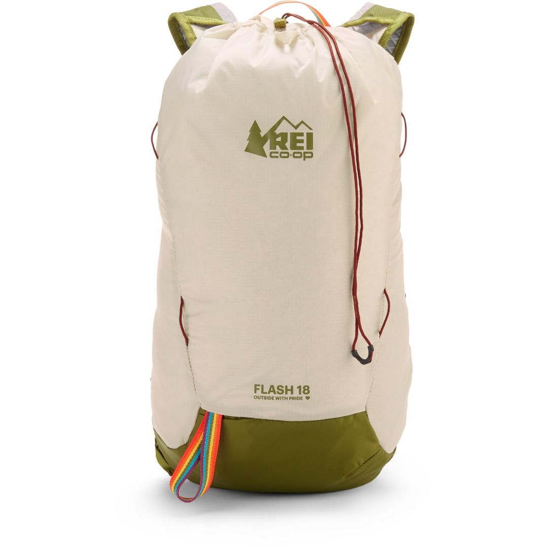 REI Co-op Flash 18 Pack - Green White Pride Color Tas Travel Daypack ...