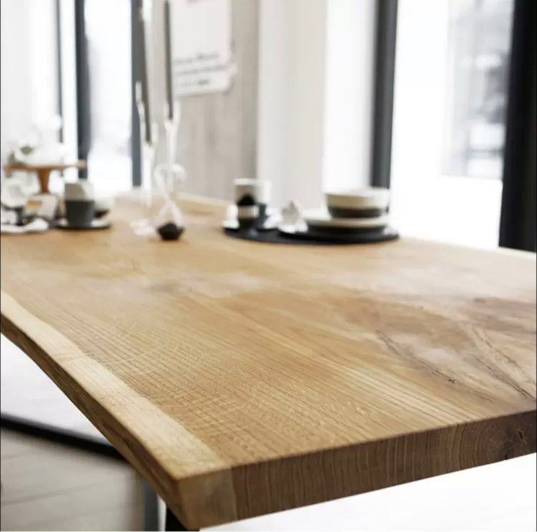 REJUS Modern Dining Table, Furniture & Home Living, Furniture, Tables ...