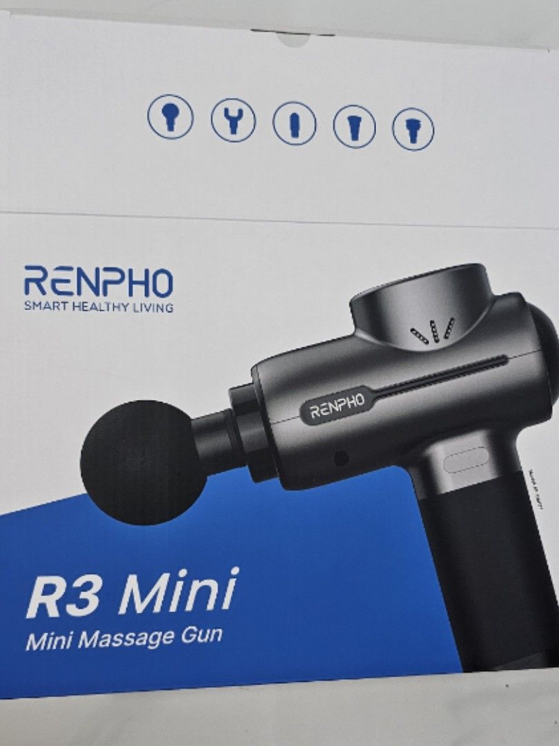 Renpho R3 Mini Massage Gun, Health & Nutrition, Massage Devices on ...