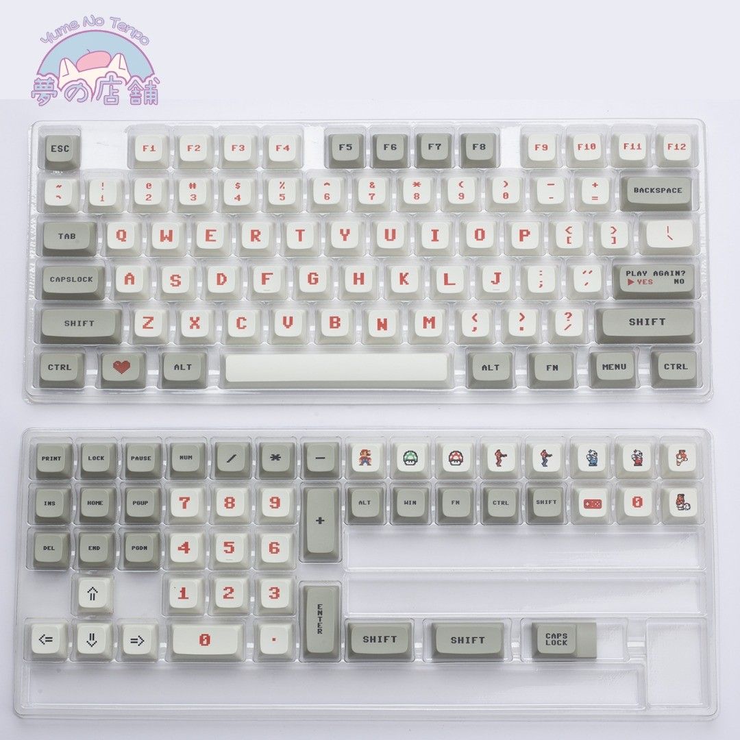 Retro Keycaps | English Keycaps | XDA Profile | 145 Keys | PBT Dye-Sub ...