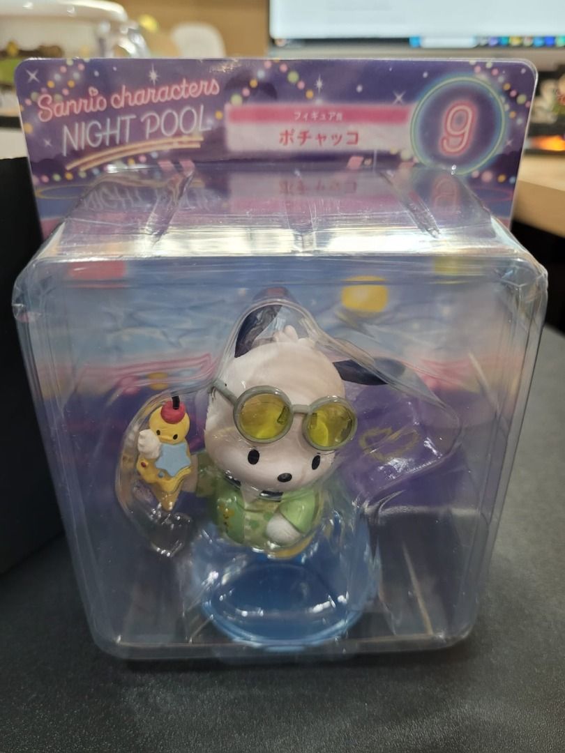 Sanrio Night Pool Kuji Pochaco Figurine, Hobbies & Toys, Toys & Games ...
