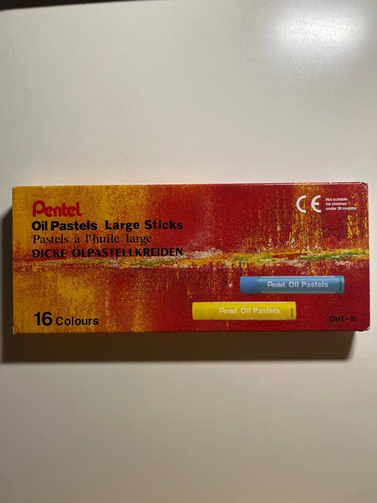 [SEALED] Pentel Oil Pastels Large Sticks (16 Colours), Hobbies & Toys ...