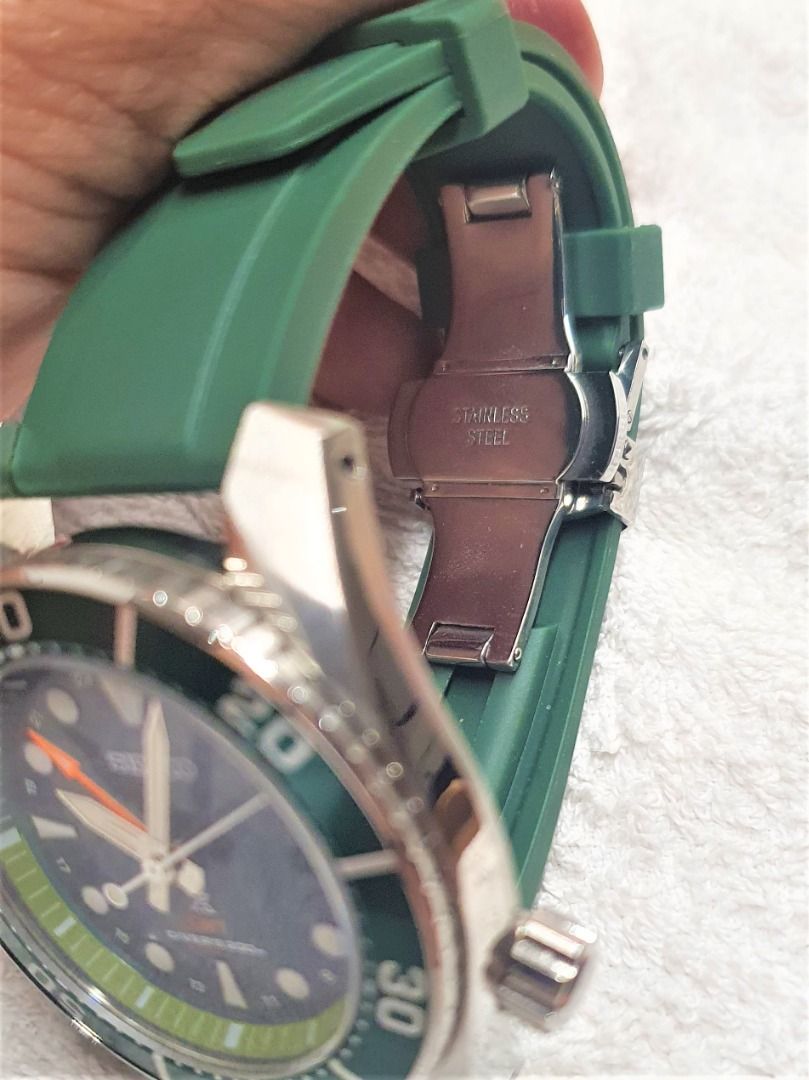 SEIKO SFK003J1 Prospex Sea Sumo Solar GMT Green - SFK003 Free Silicone ...