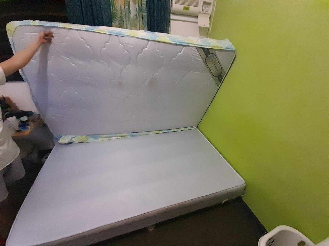 Salem semi double bed and bed box, Furniture & Home Living, Furniture ...