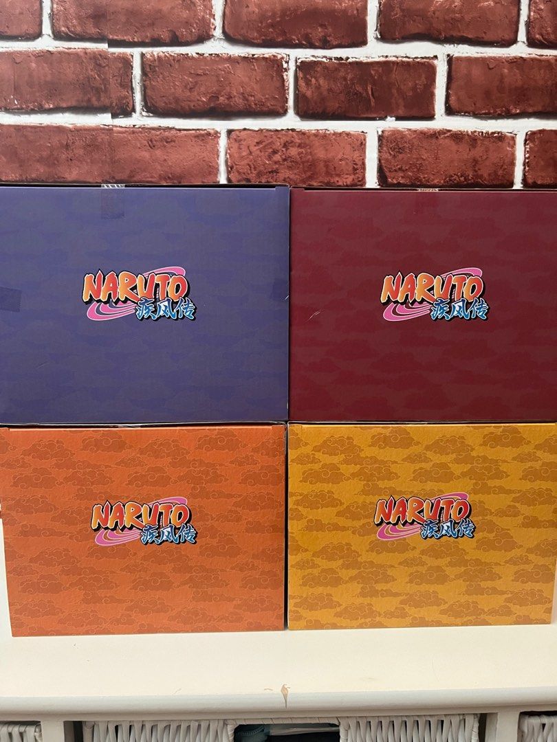 [set of 4 / 10 free gifts] Naruto ichiban kuji / Ichibansho - prize A B ...