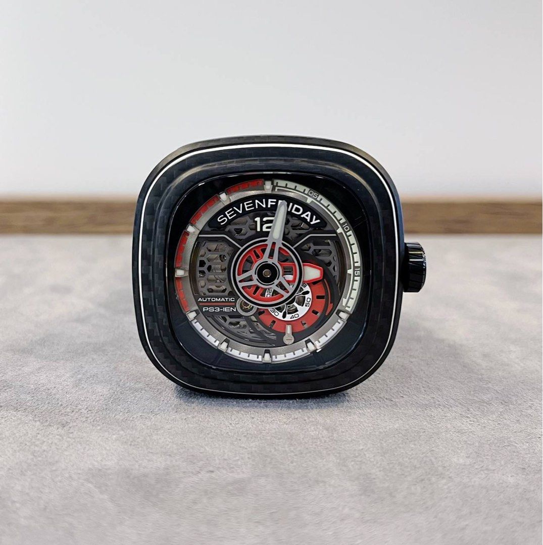 SevenFriday Ruby Carbon Automatic WATCH, Men's Fashion, Watches ...