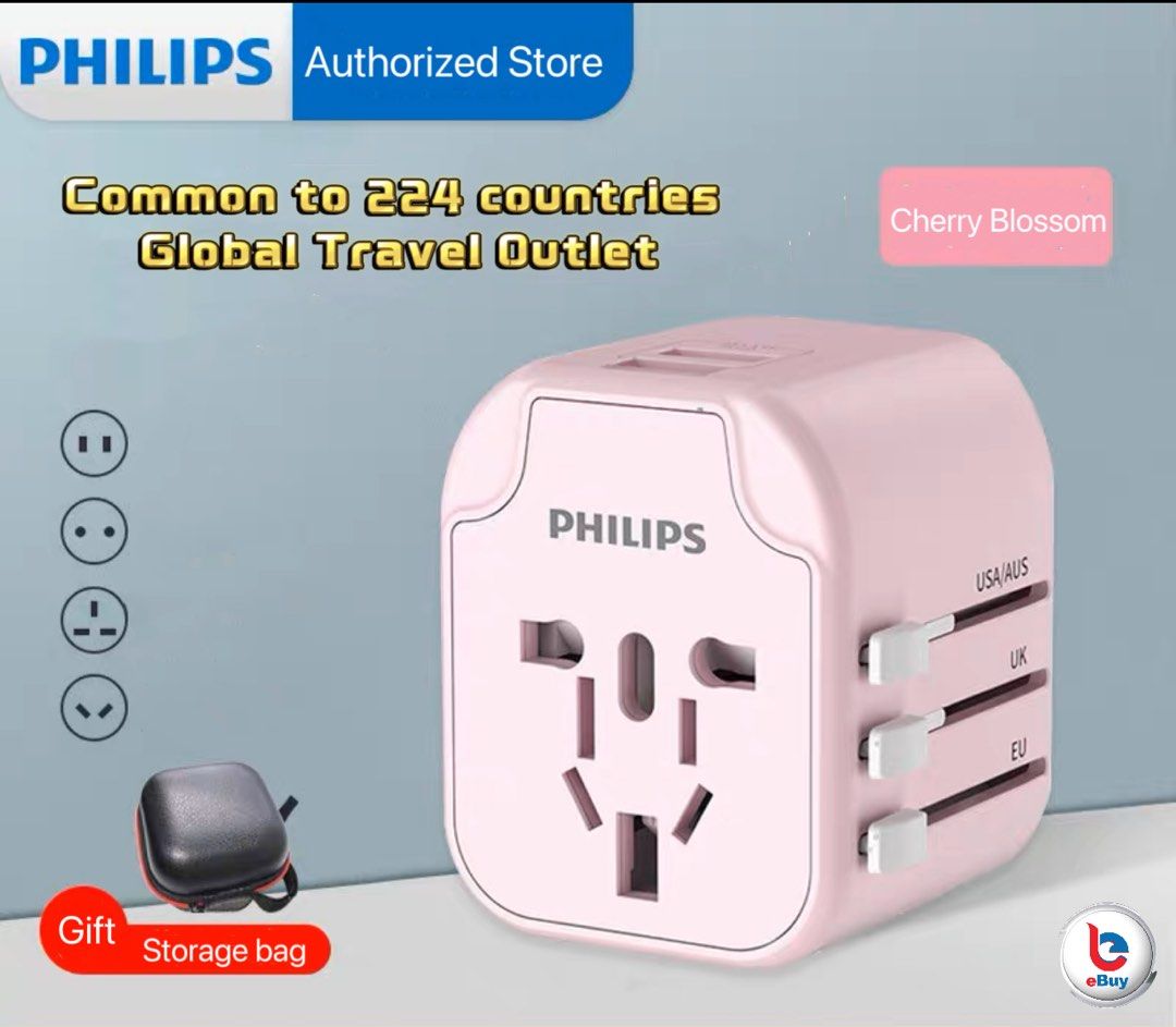 [SG Seller] Philips Universal Adapter, conversion plug, global ...