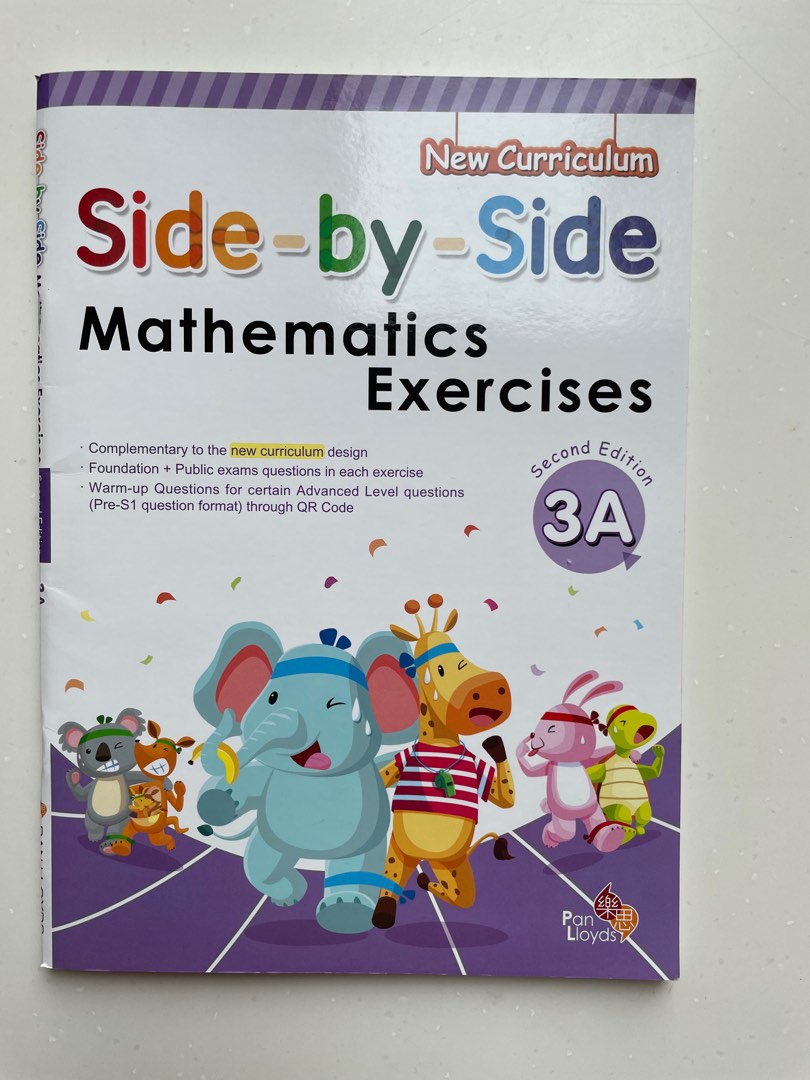 Side by Side Mathematics Exercise 3A, 興趣及遊戲, 書本 & 文具, 教科書 - Carousell