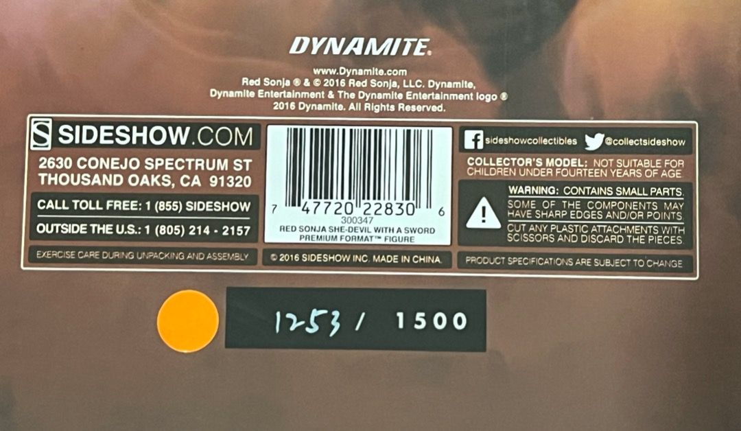 Sideshow Collectibles - Red Sonja Exclusive Format Figure - She-Devil ...