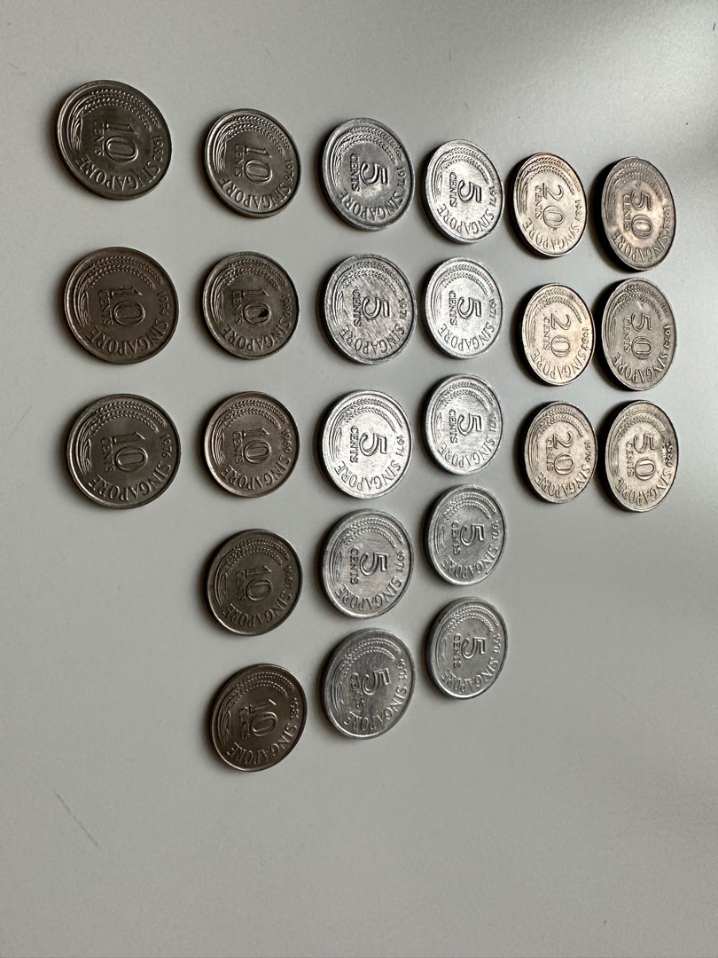 Singapore Old Coins, Hobbies & Toys, Memorabilia & Collectibles, Currency on Carousell