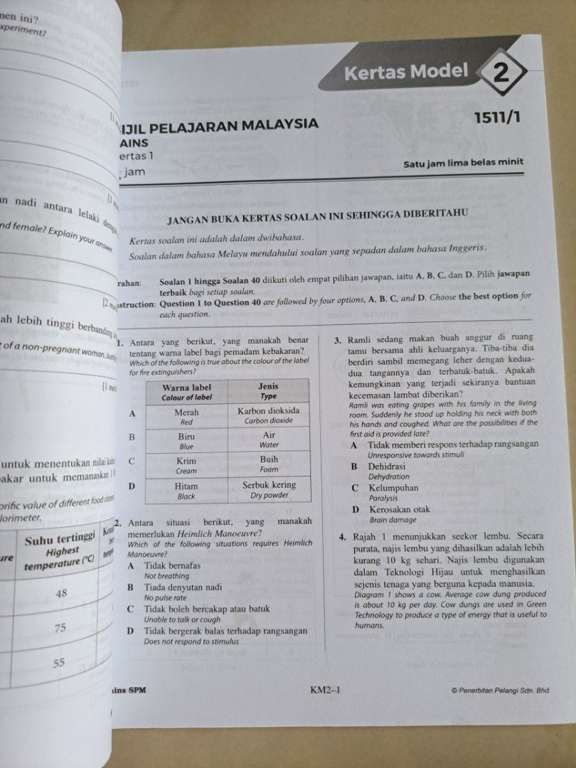 SKOR A+ SPM SCIENCE KSSM FORM 4 & 5, Hobbies & Toys, Books & Magazines ...