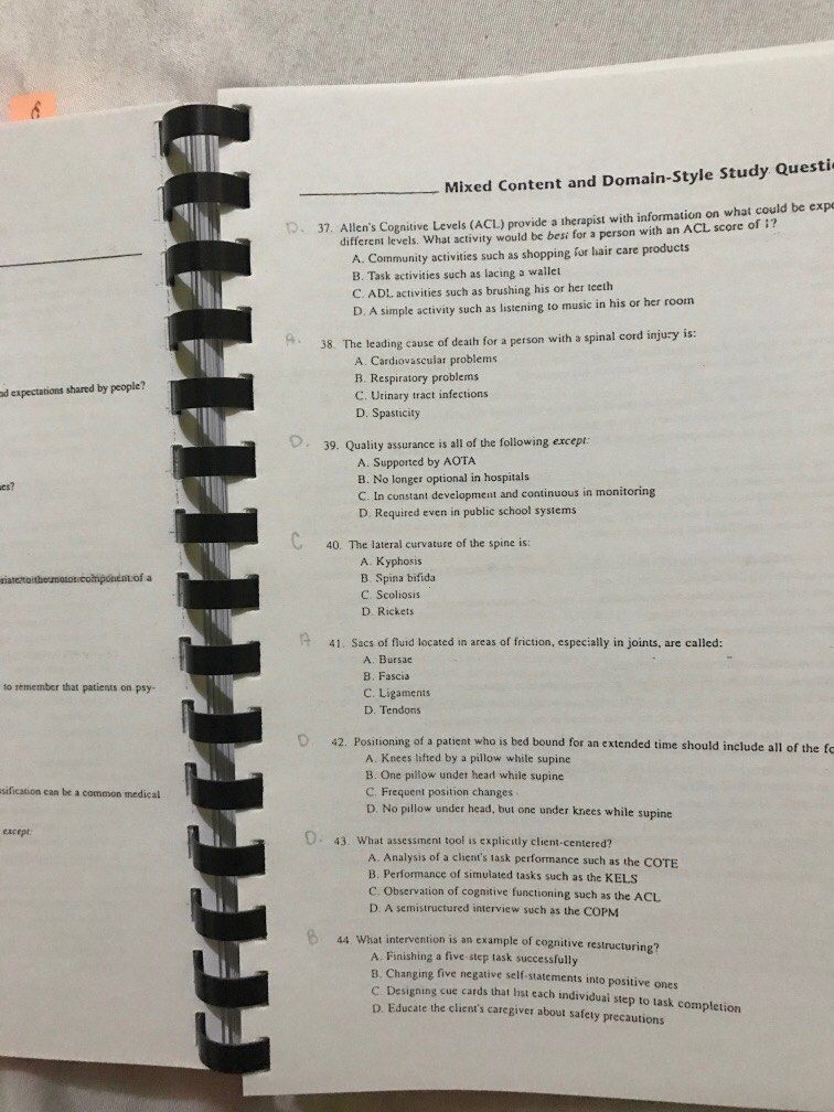 Sladyk OT Exam Review Manual (3rd Edition), Hobbies & Toys, Books ...