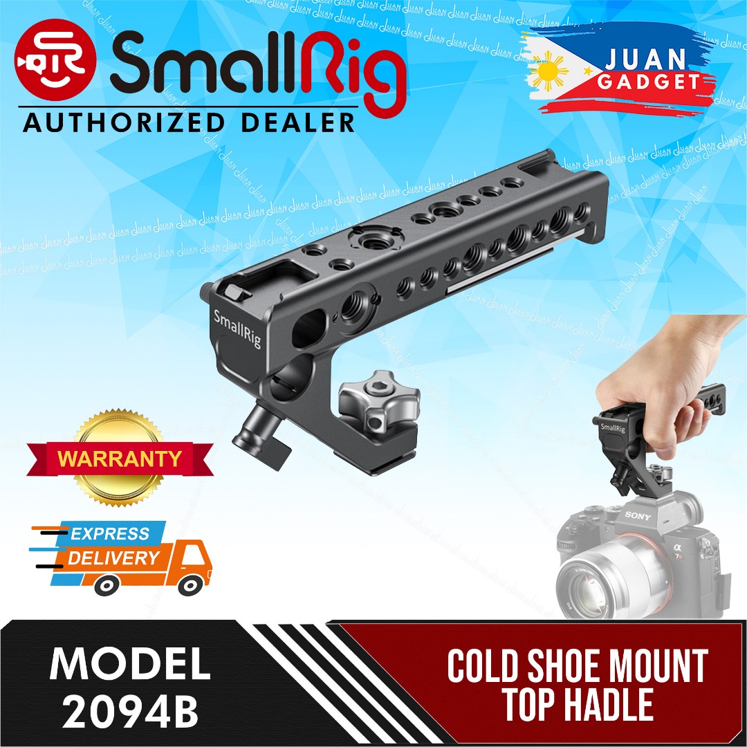 SmallRig Cold Shoe Mount Top Handle- Model 2094B | JG Superstore ...