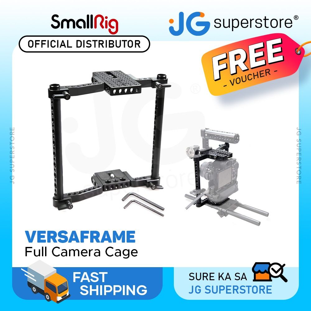 SmallRig Lightweight VersaFrame Camera Cage with Aluminum Rod Easy ...